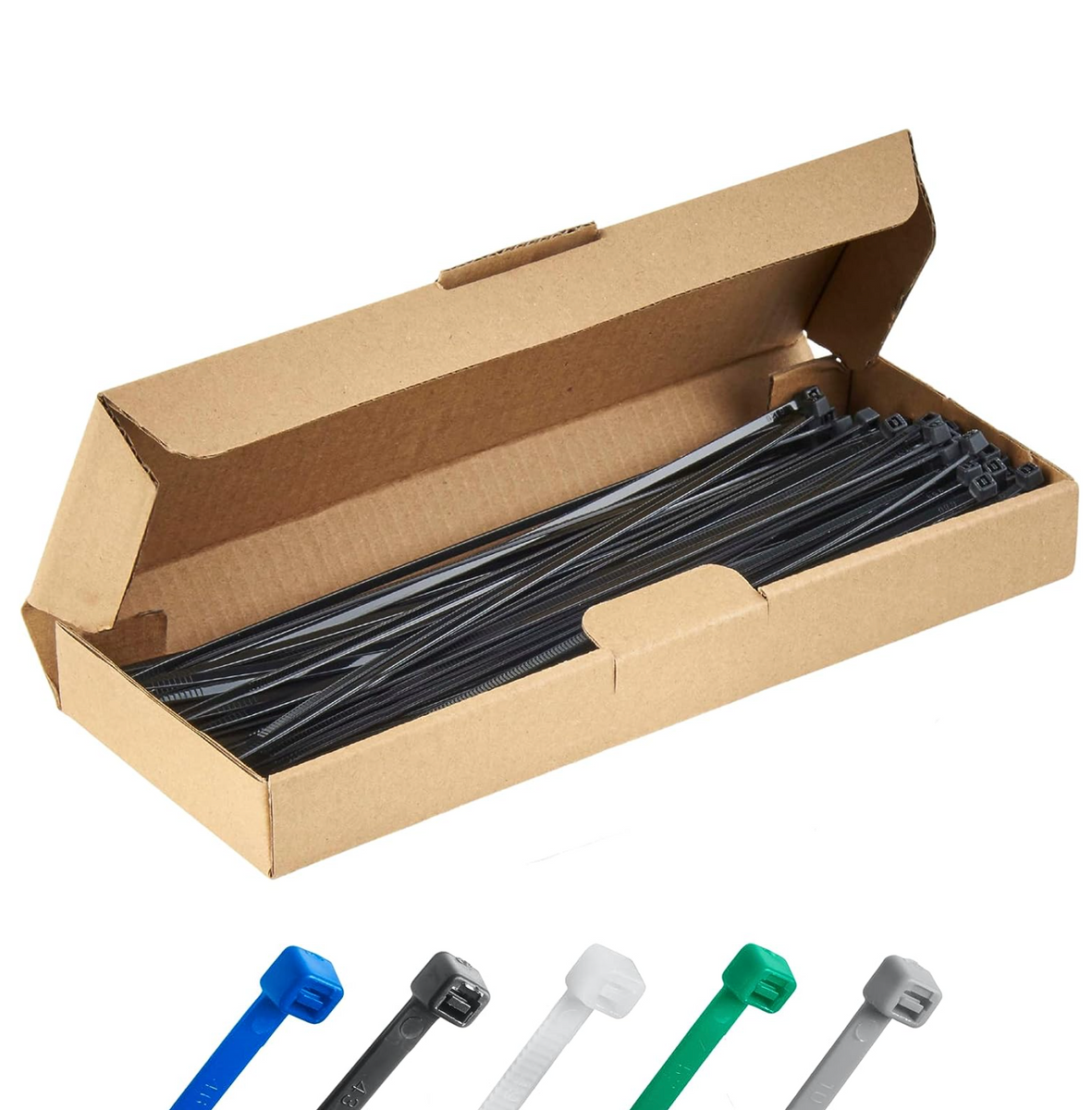 Haus Projekt 200x2.5mm Small Cable Ties, 100pcs Premium Industrial Zip ...