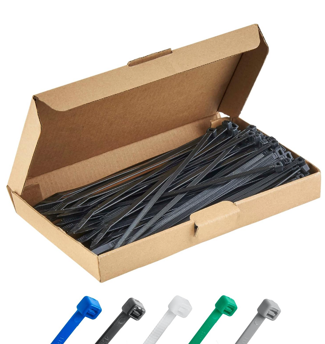 Haus Projekt 200x4.8mm Small Cable Ties, 100pcs Premium Industrial Zip ...