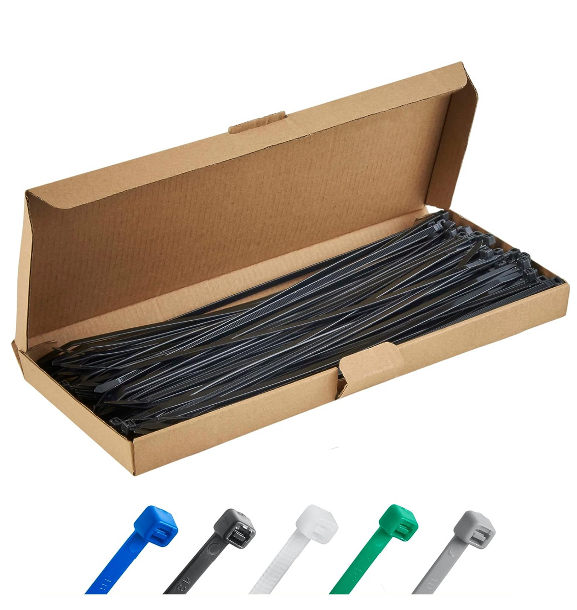 Haus Projekt 300x4.8mm Small Cable Ties, 100pcs Premium Industrial Zip ...